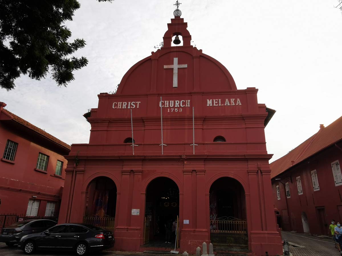 Christ Church Melaka (Malacca), Malaysia.