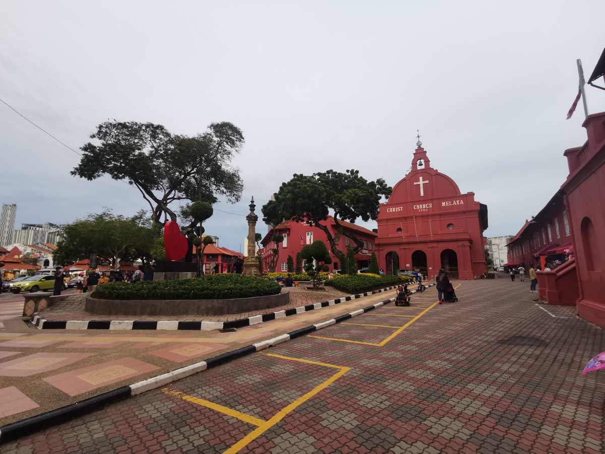 Christ Church Melaka (Malacca), Malaysia.