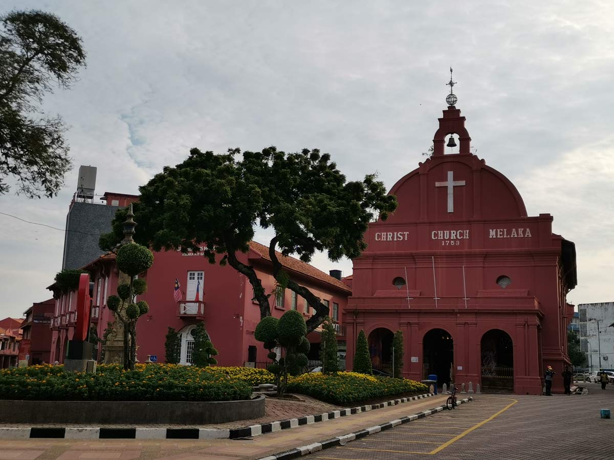 Christ Church Melaka (Malacca), Malaysia.